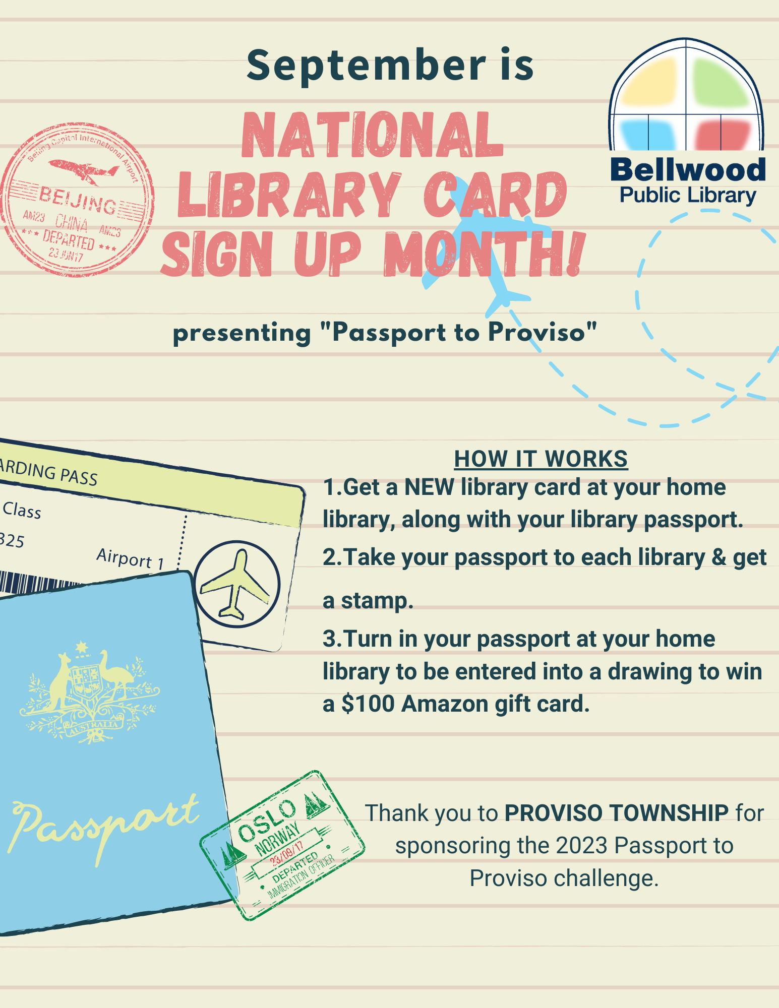 Passport to Proviso 2023 | Bellwood Public Library